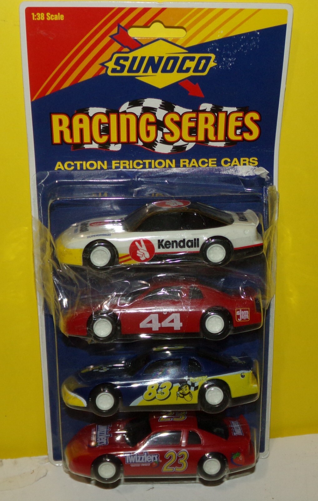 Sunoco Racing Series 4 Action Friction Race Car 4 Pack 1:38 NASCAR ...