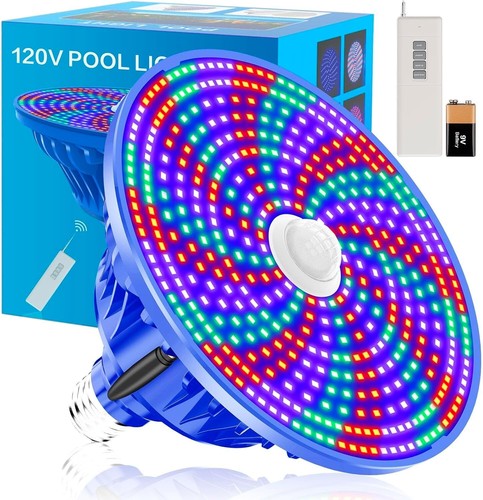 CEDIO Pool Lights for Inground Pool, 120V 55W Led Pool Light Bulb for ...