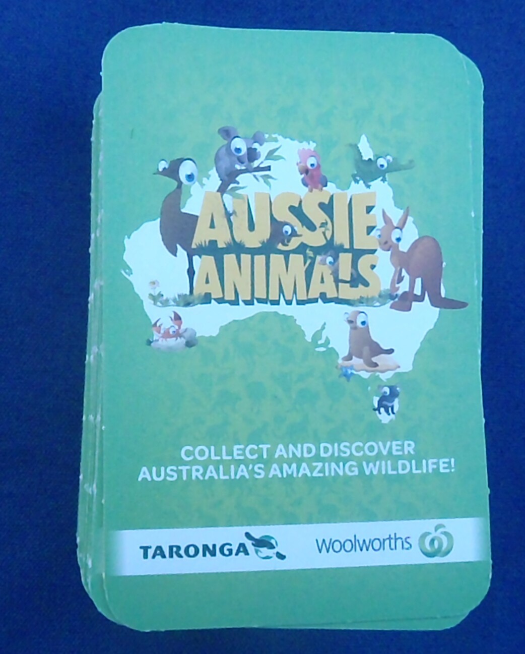 Woolworths Aussie Animal Cards (Green) - Sold Separately - NEW - 4 ...