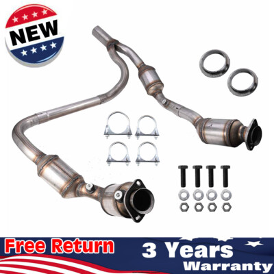 For 2007-2009 Jeep Wrangler JK 3.8L Y-Pipe Front Exhaust Catalytic ...