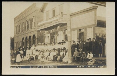 READS LANDING MN Minnesota c1908 RP First Homecoming | eBay