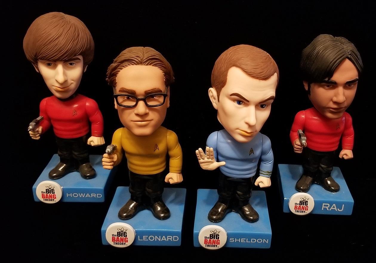Funko Wacky Wobbler Bobbleheads The Big Bang Theory in Star Trek Garb ...