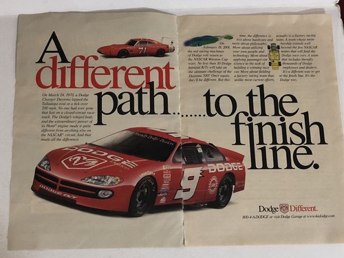 2001 Dodge Charger Car 2-page Vintage Print Ad Advertisement pa19 | eBay