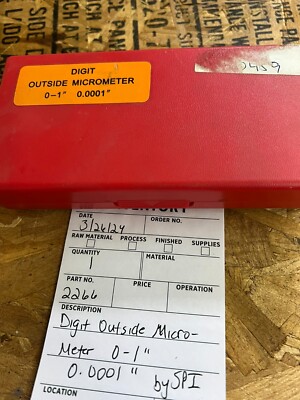 Micrometer-digital outside Micro Meter 0-1" 0.0001" by SPI | eBay