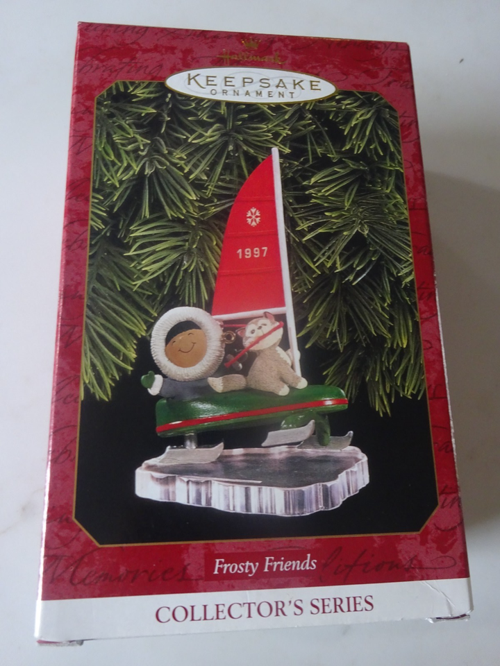 Vintage Hallmark Frosty Friends Ornaments 1997 NEW? opened | eBay
