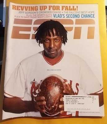 ESPN Magazine, SEPTEMBER 24, 2007, VLAD GUERRERO, JOHN ABRAHAM, JEFF ...