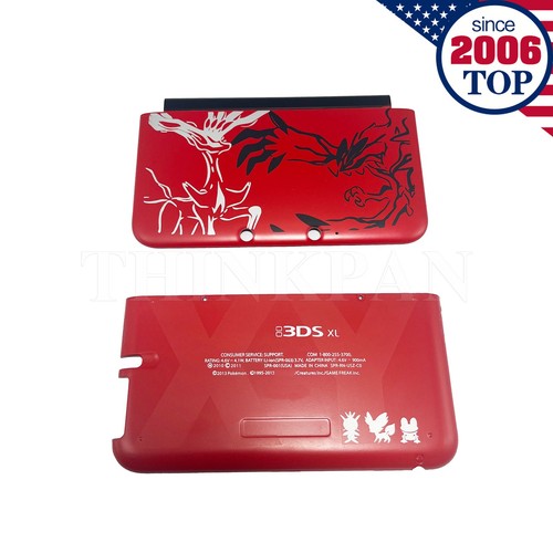 Replacement Shell for 2015 Nintendo 3DS XL Top Bottom Pokemon Red ...
