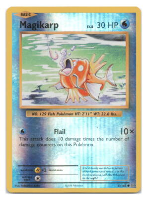 Magikarp #33/108 XY: Evolutions Pokemon tcg REVERSE HOLO | eBay