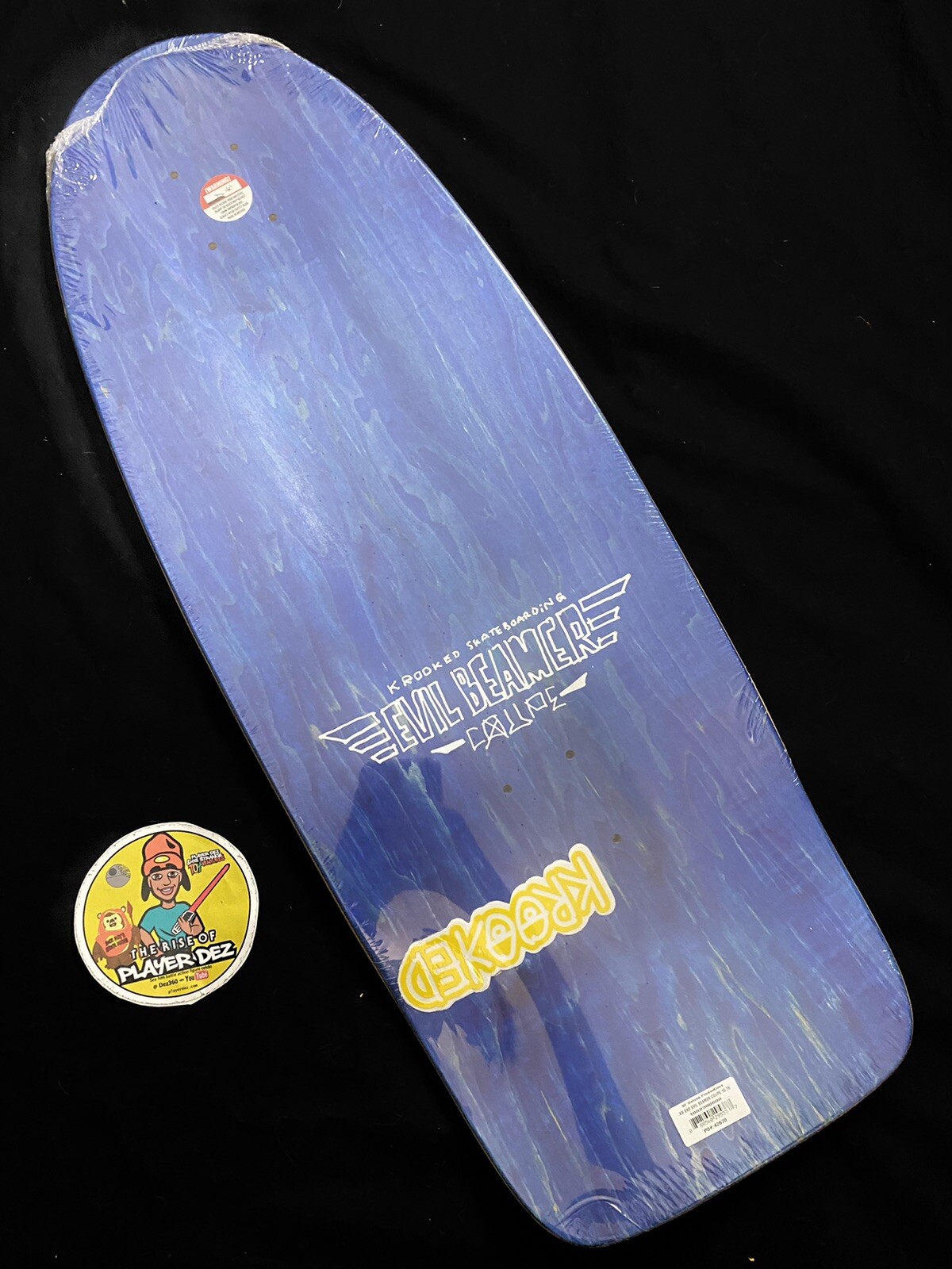 RARE KROOKED Pure Evil Beamer COUPE Limited Mark Gonzales Skateboard ...