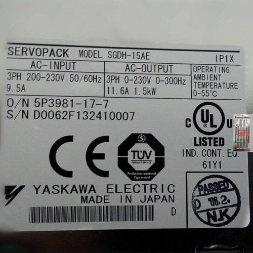 1PC YASKAWA SGDH-15AE SGDH15AE SERVO Driver New In Box | eBay