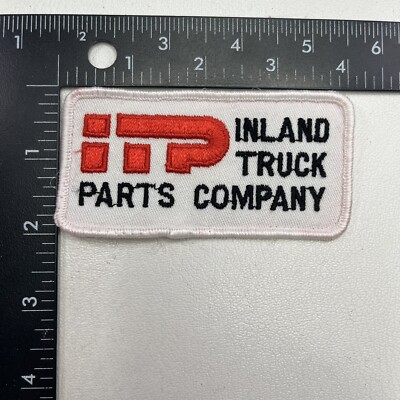 Vintage AS-IS INLAND TRUCK PARTS COMPANY TRUCKER Advertising Patch 29WK ...