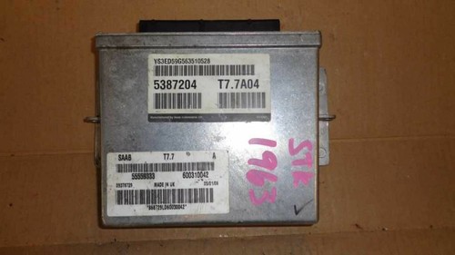 Engine ECM Electronic Control Module Trionic 4 Cylinder Fits 06 SAAB 9 ...