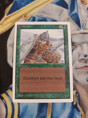 Ice Storm MTG Unlimited Uncommon Green Sorcery Near-Mint x1 GG8 | eBay