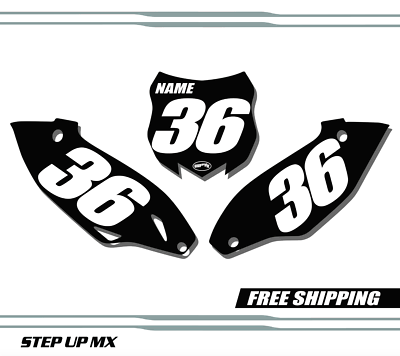 Kawasaki KX250F 13-16 KX450F 13-15 Number plates with your name and ...