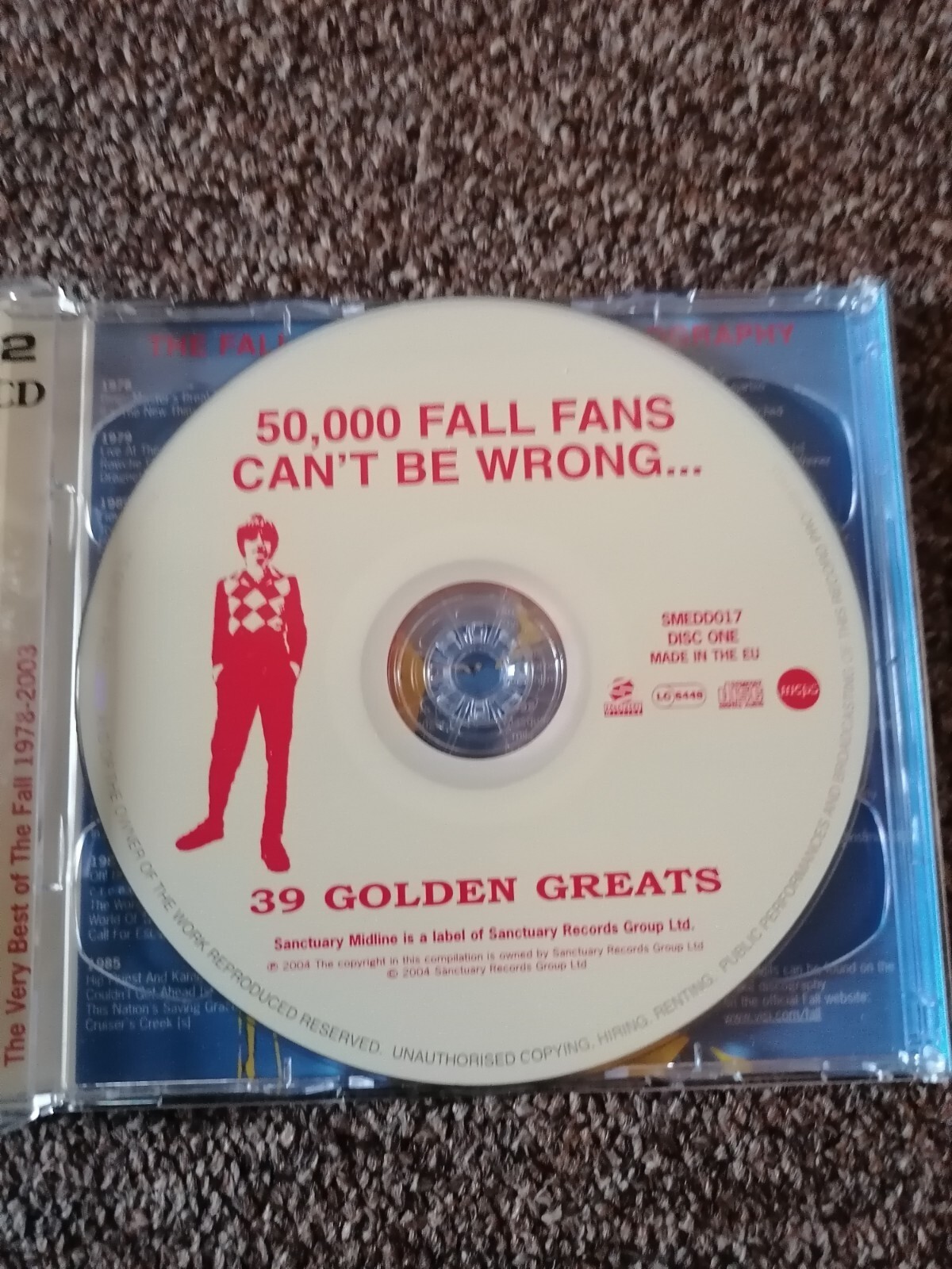 50,000 Fall Fans Can't Be Wrong: 39 Golden Greats by The Fall (CD, 2008 ...