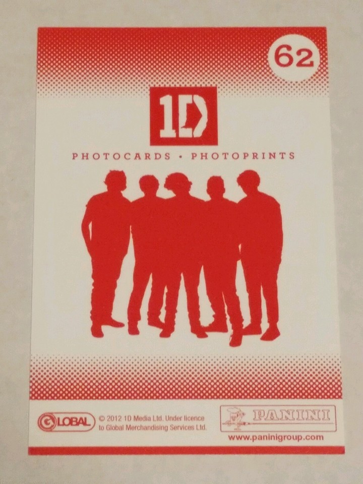 ONE DIRECTION 2012 Panini Global 4x6 Photocards / Photoprints - #62 ...