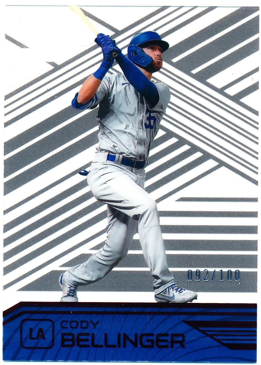 2021 Panini Chronicles - Clear Vision Cody Bellinger #25 Red /100 for ...