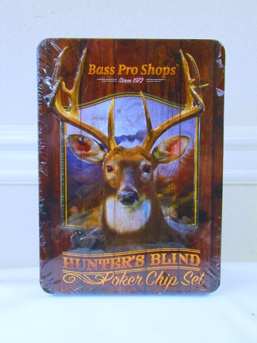 Bass Pro Shops Hunter's Blind Poker Chip Set NEW Factory Sealed ...