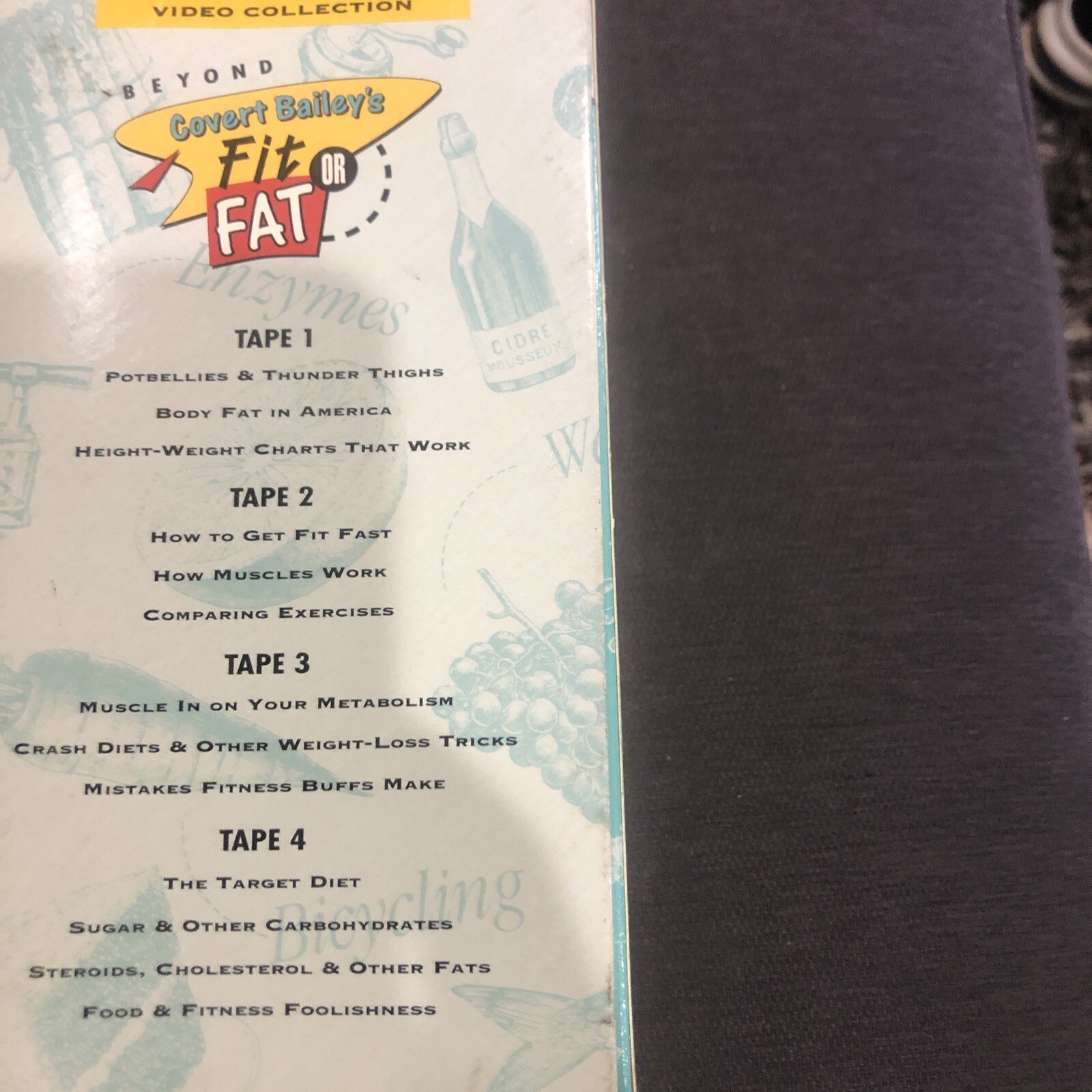 Beyond Fit or Fat - The Covert Bailey Video Collection (VHS, 1993, 4 ...