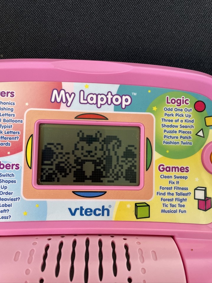 VTech My Laptop Activity Letters Numbers Logic Games Pink Educational ...