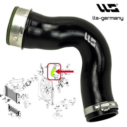 Tubo Turbo Tubo Di Intercooler Per MERCEDES M-CLASS W163 ML270 CDI ...