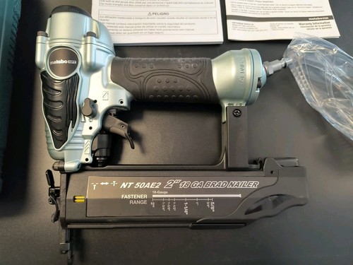 Metabo HPT NT50AE2 2" 18-Gauge Pneumatic Straight Brad Nailer Kit | eBay