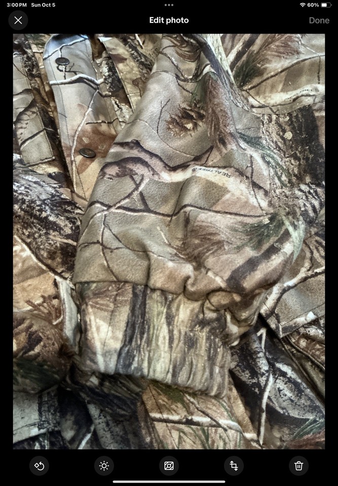 Sports Afield Camo Realtree Insulated Hunting Camping Outdoors Jacket ...