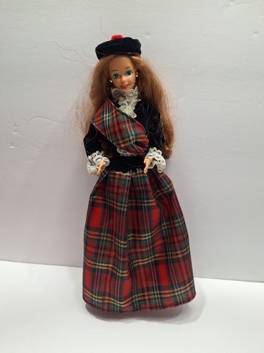 Barbie Doll Scottish 1990 9845 Dolls Of The World Collection Scotland ...