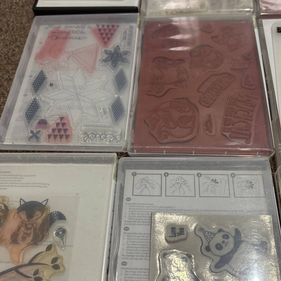 Stampin Up Stamp Sets Variety Of Designs Job Lot Of 16 Packs | eBay