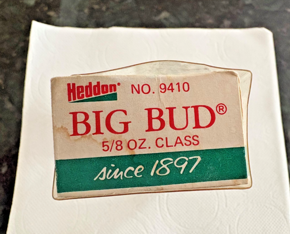 Vintage Heddon Big Bud 9410 5/8 Oz in Original Box | eBay