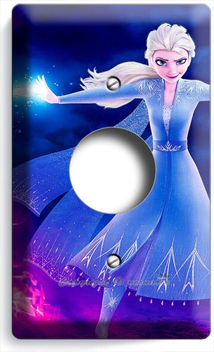 FROZEN 2 ELSA THROWING ICE FLAMES LIGHT SWITCH OUTLET WALL PLATES NEW ...