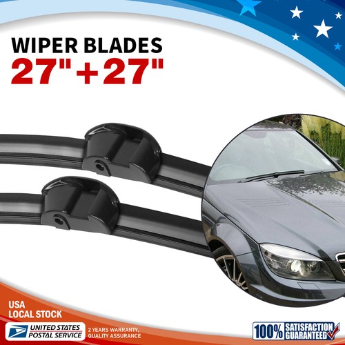 3397118946 SET FRONT 27"27" WINDSHIELD WIPER BLADE For Mercedes-Benz ...