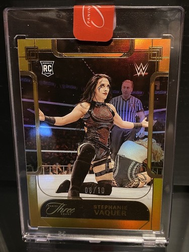 2024 Panini Three Count WWE Stephanie Vaquer Gold 08/10 Rookie NXT | eBay