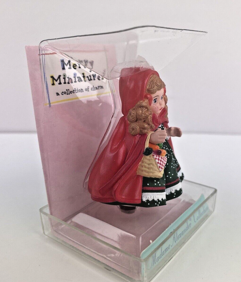 Hallmark Merry Miniatures Madame Alexander Little Red Riding Hood Doll ...