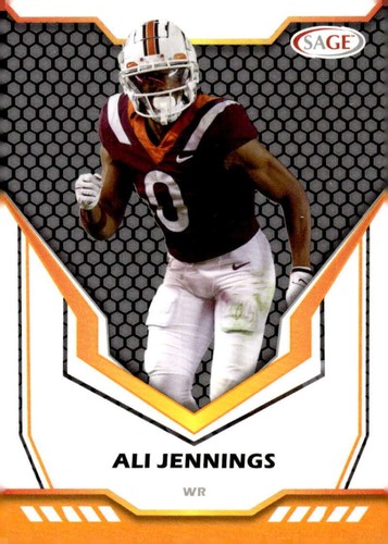 ALI JENNINGS RC 2024 SAGE Hit Low Series #52 ROOKIE NCAA NFL ID:94748 ...