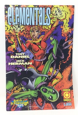 ELEMENTALS - Vol. 3, No. 2, January 1996 Comico Comics Comic Book | eBay