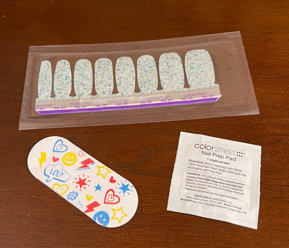 All Nighter COLOR STREET Nail Polish Strips NEW (RETIRED) Black Neon ...