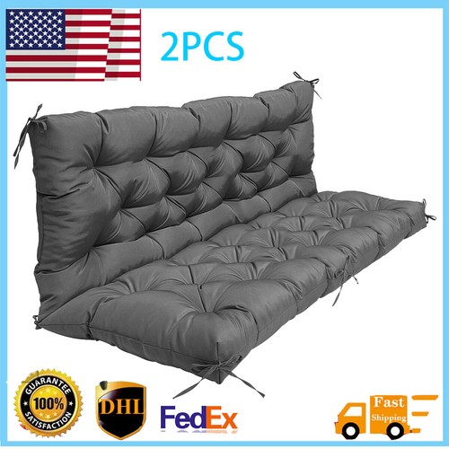 Swing Chair Pads for Garden Patio Replacement Cushions w/ Backrest ...