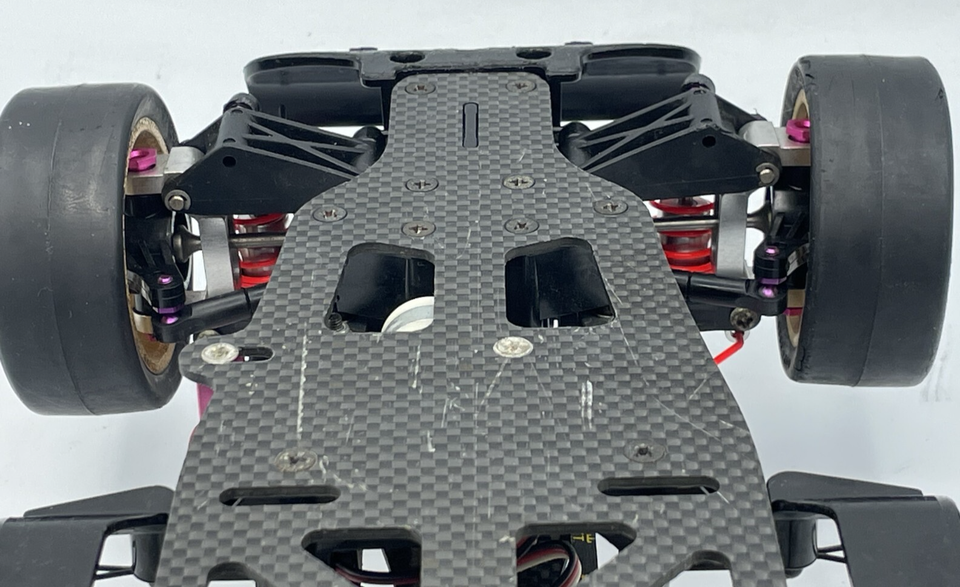 For parts TAMIYA TA03R-S TRF TA-03RS TRF carbon chassis with ESC motor ...