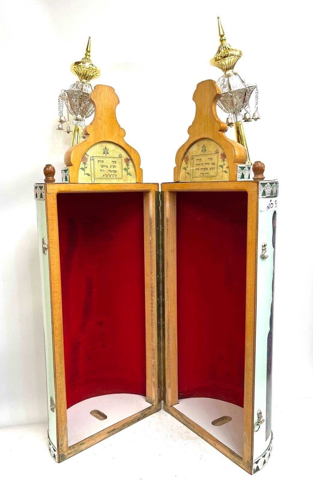 Torah case used Sefer Torah scroll case cover Israeli wood Gift Judaica ...