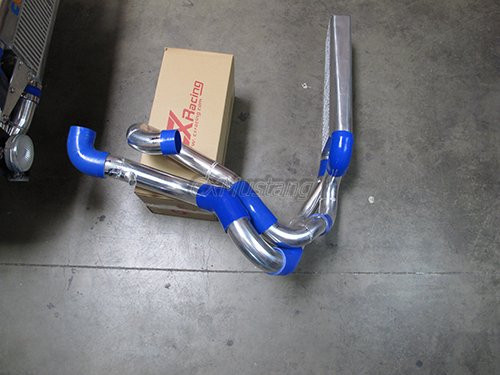 Intercooler Kit + Air Intake Kit For 87-93 Fox Body 5.0 Ford Mustang ...