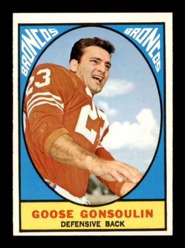 1967 Topps #34 Goose Gonsoulin EXMT/EXMT+ Broncos 563667 | eBay
