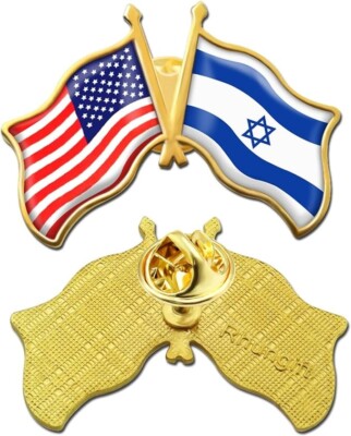 SUPPORT ISRAEL USA Friendship Flag Lapel pin | eBay