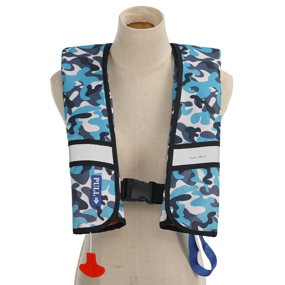 Automatic Inflatable Life Vest Adult Jacket PFD 150N Survival Aid ...