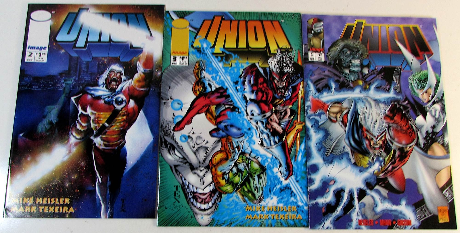 1993 Union Lot of 3 #1st Series 2, 3, 2nd 5 Image Comics 1st Print ...