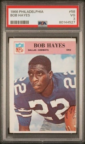 Bob Hayes Dallas Cowboys 1966 Philadelphia #58 PSA 3 VG | eBay