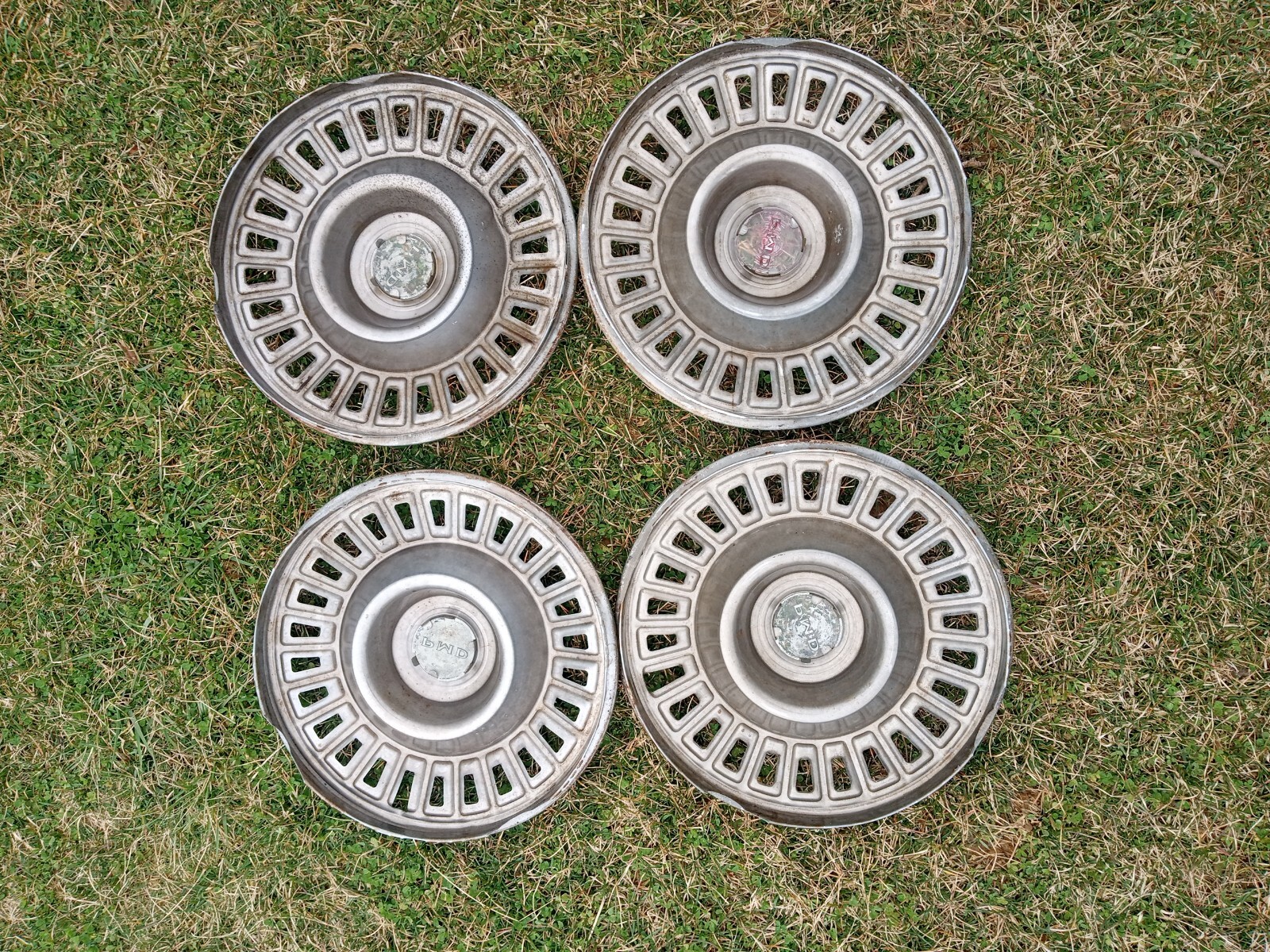 1967 Pontiac GTO Red Badge PMD 14 Inch Hubcap P/N's 9714005 Set Of 4 ...