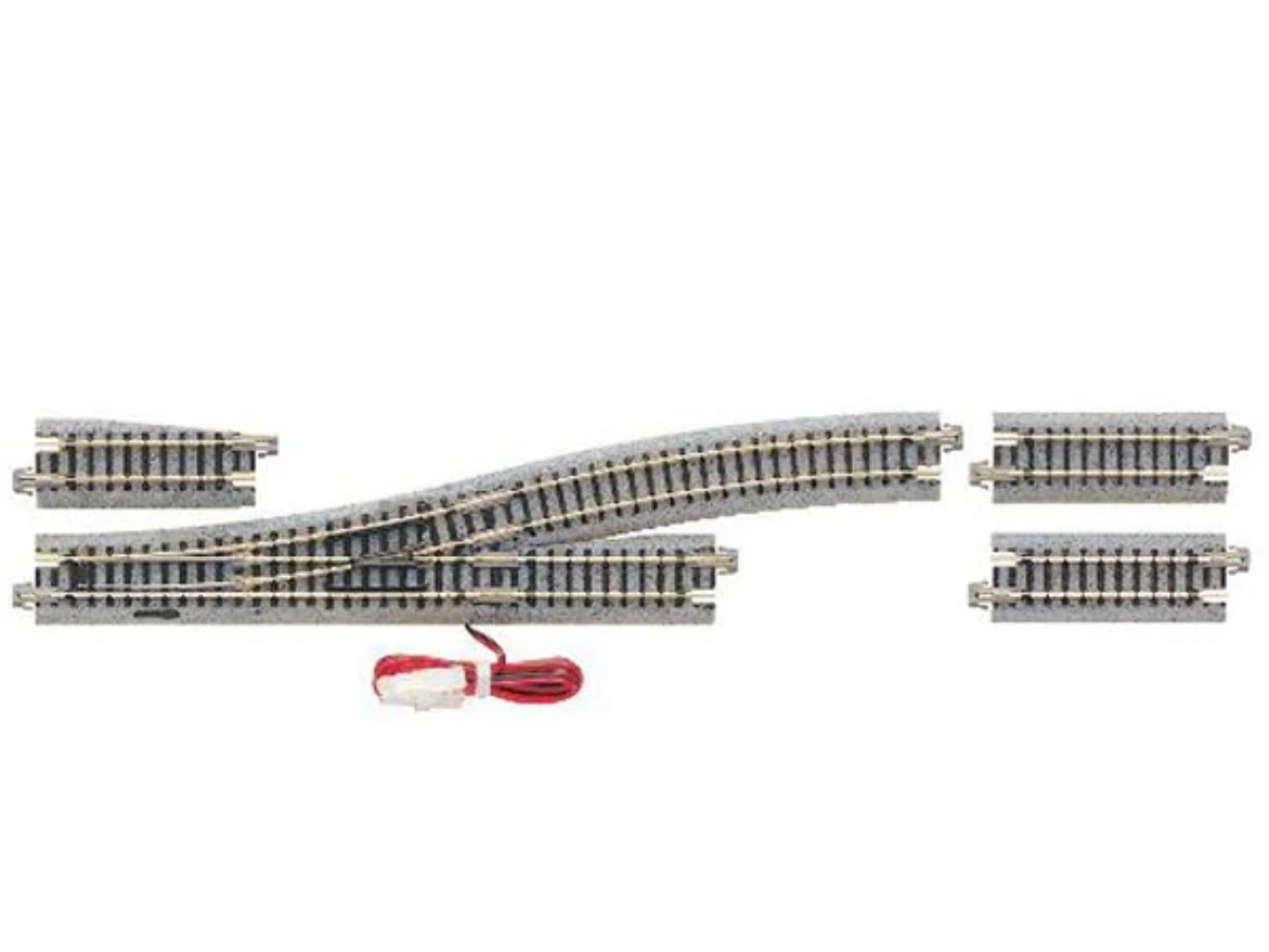 Kato 20-220 N Gauge Unitrack (EP481-15L) L/H Electric Turnout 15 Degree ...