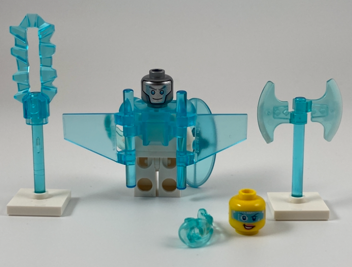 Lego Trans Light Blue Accessory Kit - New (Minifigure Torso & Legs NOT ...
