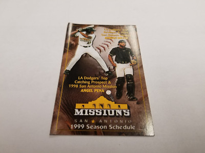San Antonio Missions 1999 Minor Baseball Pocket Schedule - Geico Direct ...